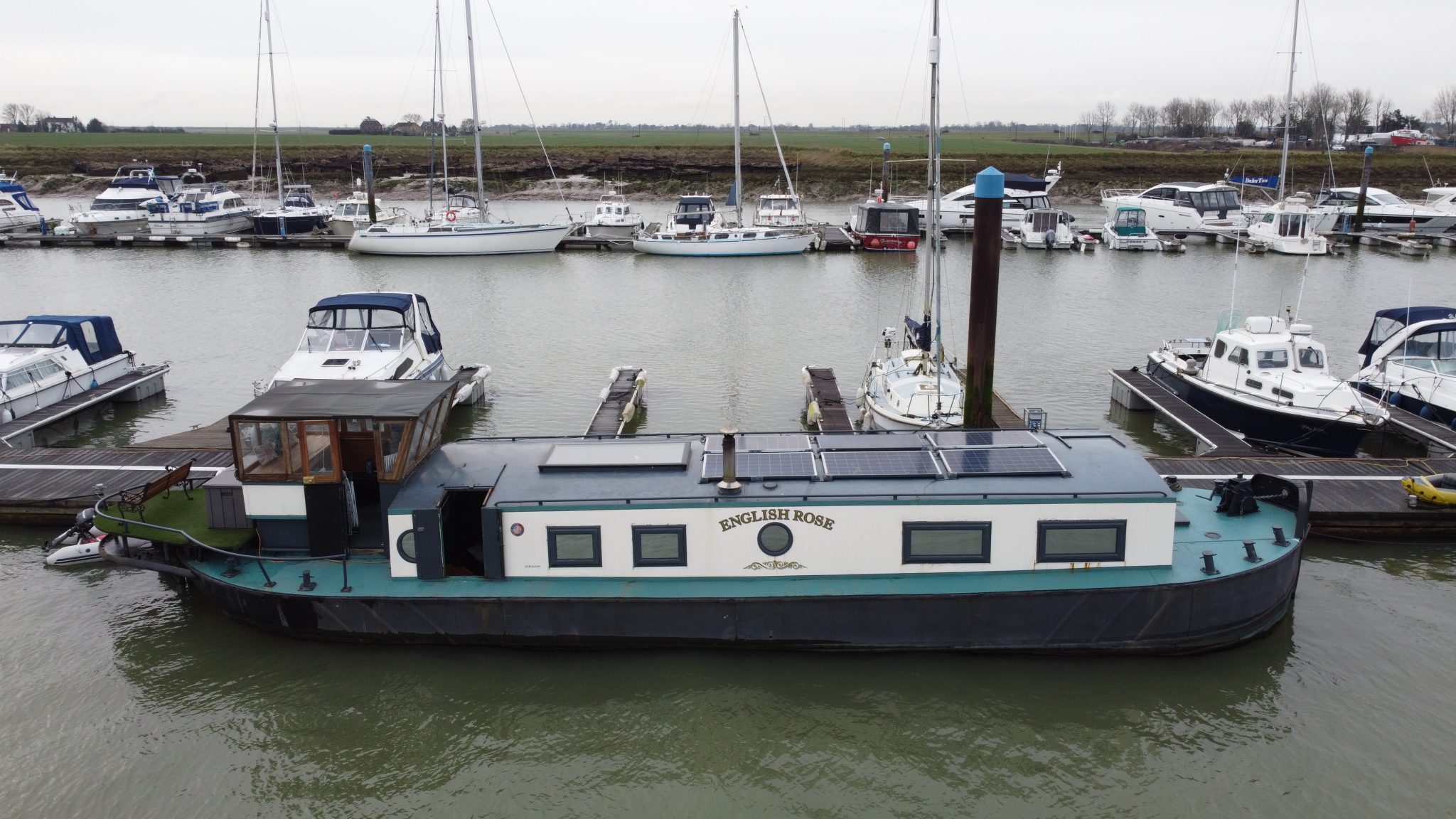 Humber Keel Barge/Houseboat - English Rose - Dean & Holland Yacht Brokers